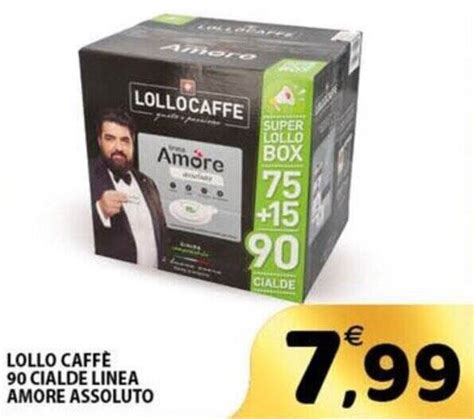 LOLLO CAFFÈ 90 CIALDE LINEA AMORE ASSOLUTO offerta di Premium Supermercati