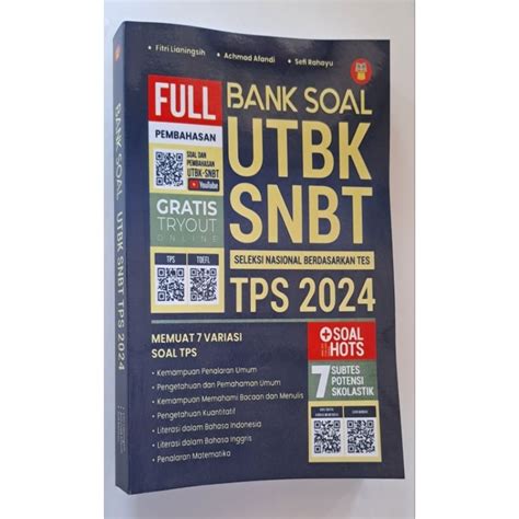 Jual Bank Soal UTBK SNBT Tps 2024 Shopee Indonesia
