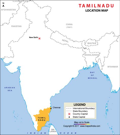 Tamil Nadu Location In India Map Cassey Angelique