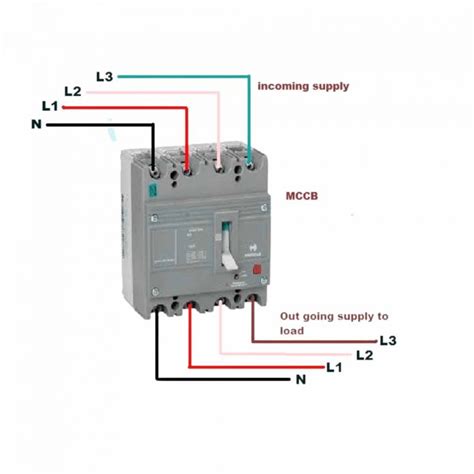 Pole Circuit Breaker Wiring Diagram Mcb Connection Voltage Lab