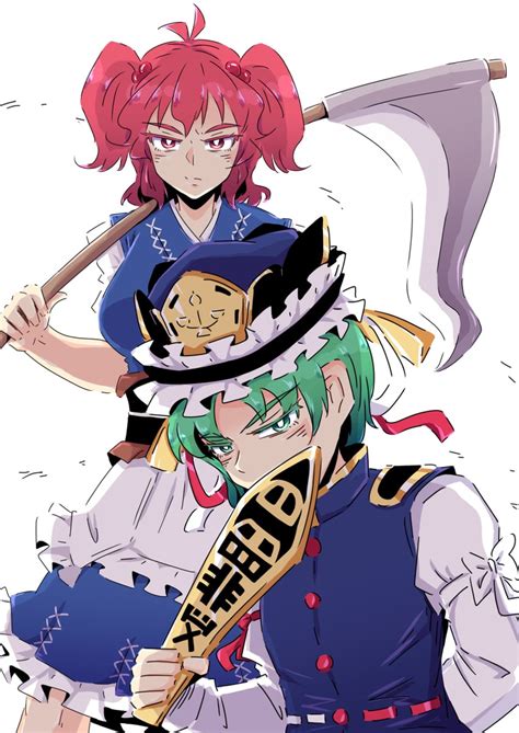 Shiki Eiki And Onozuka Komachi Touhou Drawn By Sakamoto Fred Danbooru