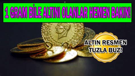 Altın fiyatlarında büyük düşüş Gram altın çeyrek altın bugün kaç TL