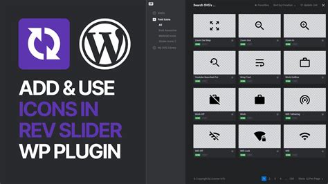 How To Add And Use Svg Icons In Revolution Slider Wordpress Plugin