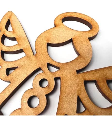 Ángel De La Guarda Recuerdo Bautizo 25 Pzs Mdf 3mm en venta en