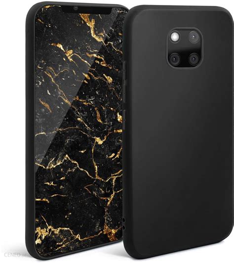 Moozy Silikonowe Etui Z Serii Minimalist Do Huawei Mate 20 Pro Czarne