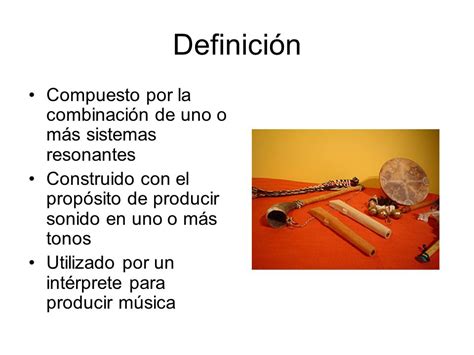Definición de Instrumento Qué es Significado y Concepto