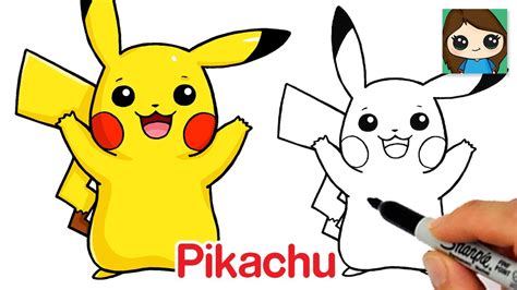 How To Draw A Drawing Cute Pikachu Step By Step Tutorial