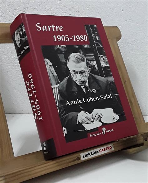 Sartre 1905 1980 de Annie Cohen Solal Librería Castro
