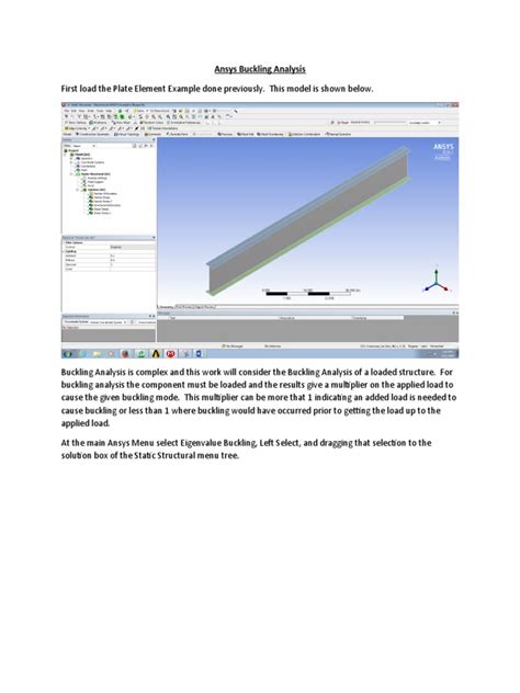 ansys buckling analysis pdf