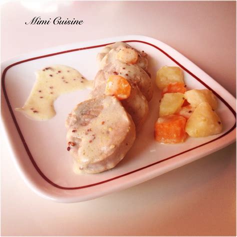 Filet mignon crème de moutarde a l ancienne Cookeo Mimi Cuisine