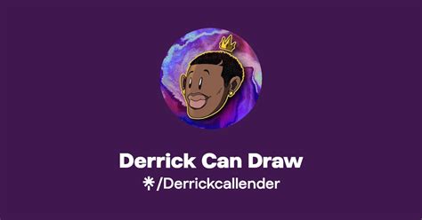 Derrick Can Draw Instagram Tiktok Linktree