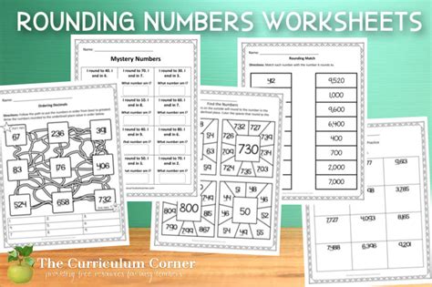 Rounding Numbers Worksheets Library
