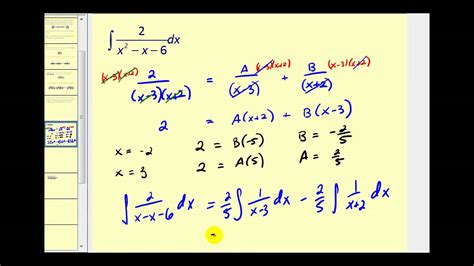 Integration Using Partial Fraction Decomposition Part 1 YouTube