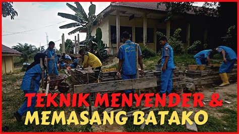 Cara Memasang Batako Dengan Cepat Dan Benar YouTube