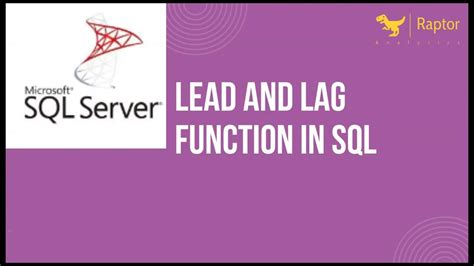 lead and lag function in sql youtube