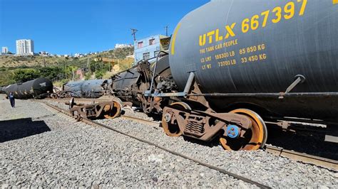 Descarrila tren en Hércules Querétaro sin lesionados