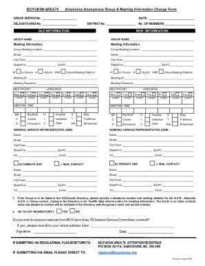 Fillable Online Grp Change Form Lw3 Docx Fax Email Print PdfFiller