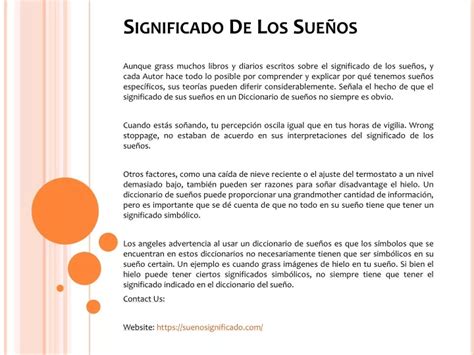 PPT Significado De Los Sueños PowerPoint Presentation free download