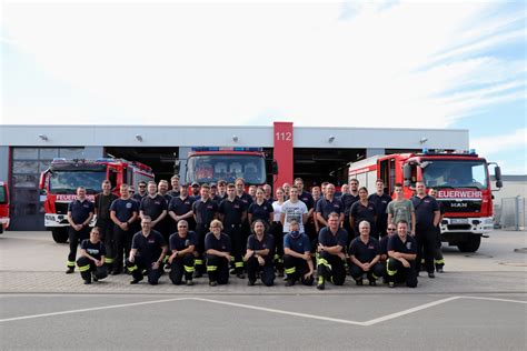 Gemeinsame Übung aller drei Feuerwehren der Stadt Flörsheim am Main im