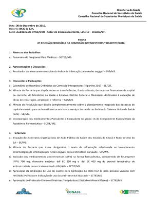 Fillable Online Minist Rio Da Sa De Fax Email Print PdfFiller