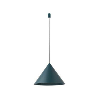 Zielona lampa wisząca Zenith L stożek ardant pl