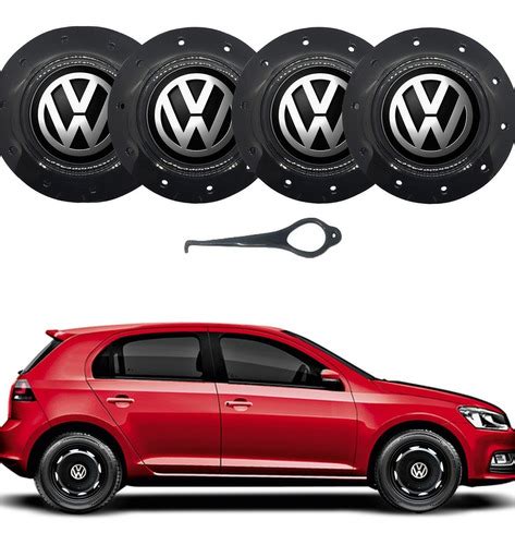 Kit Jogo Calota Centro De Roda Ferro Vw Aro 14 15 Amarok Parcelamento
