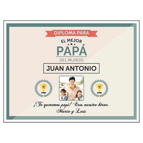 Arriba Imagen Dia De Padre Diploma Para Pap Abzlocal Mx