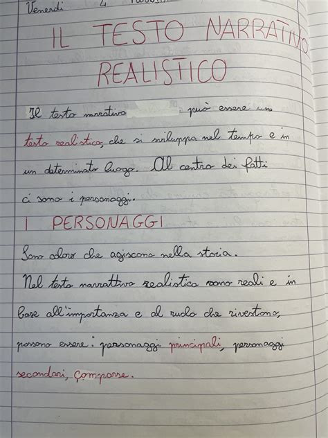 IL TESTO NARRATIVO REALISTICO Blog Di Maestra Mile