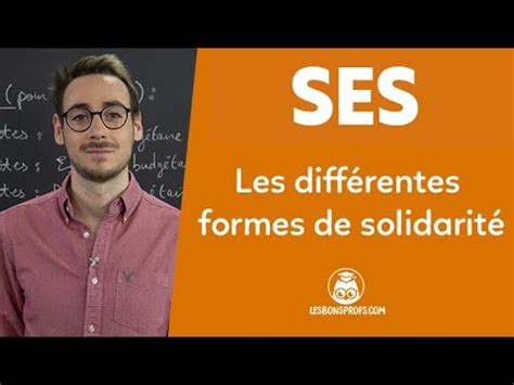 Les Diff Rentes Formes De Solidarit Ses Premi Re Les Bons Profs
