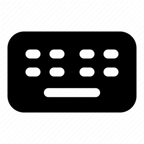 Glyph Keyboard Keyboards Computer Hardware Electronics Keys Icon