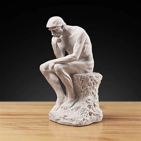 Estatueta O Pensador Escultura Est Tua Rodin De Resina Ofertas