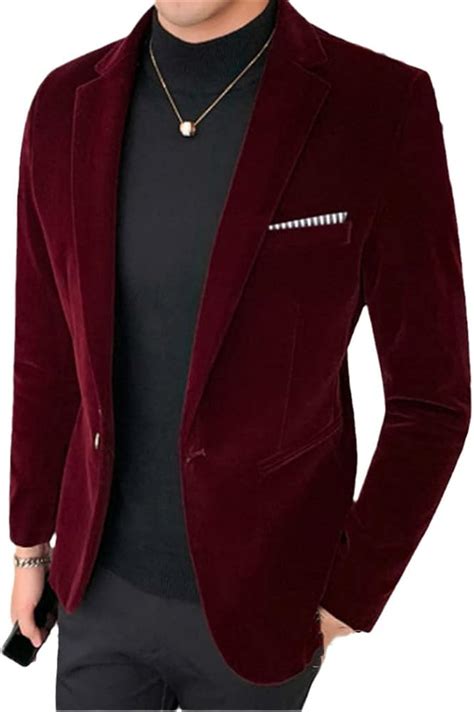 Burgundy Velvet Blazer Men Online Bellvalefarms