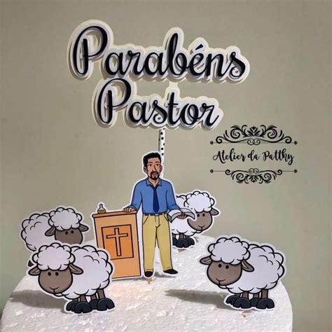 Topo De Bolo Para Imprimir Parabens Pastor Pesquisa Google Parabens