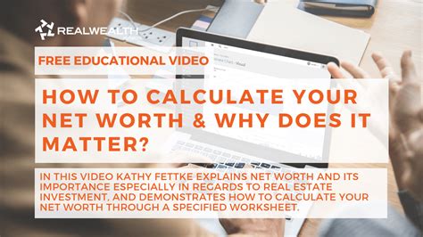 Video How To Calculate Your Net Worth Why Does It Matter