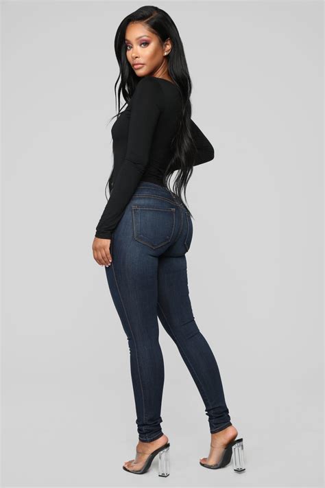 Classic Mid Rise Skinny Jeans Dark Denim Fashion Nova Jeans Fashion Nova