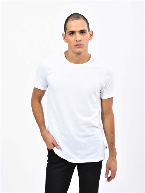 Venta Playera Blanca Cuello Redondo Hombre En Stock