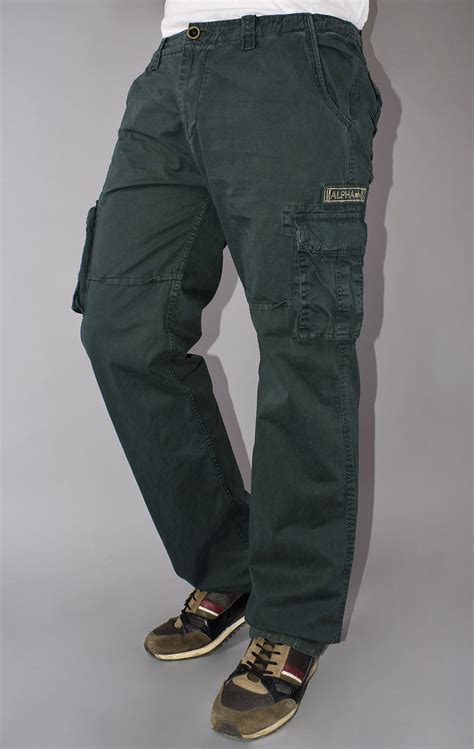 Брюки карго ALPHA INDUSTRIES JET PANT big size petrol dark 101212