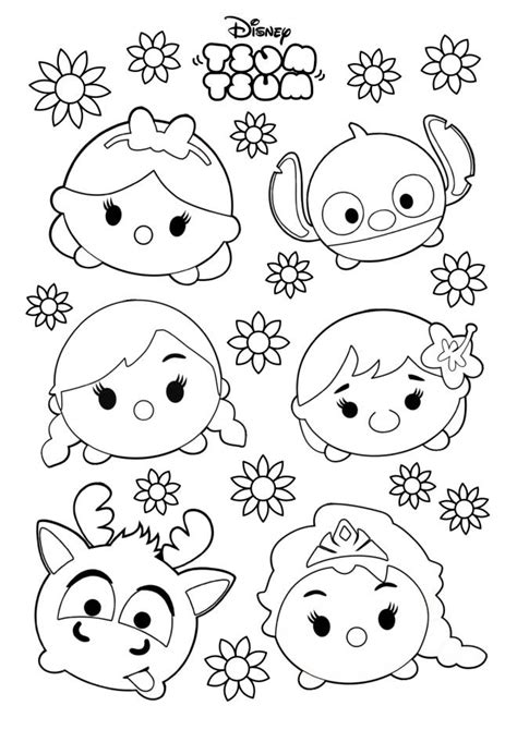 Coloriage Tsum Tsum gratuit à imprimer