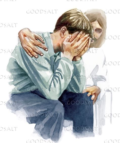Jesus Comforting A Troubled Man GoodSalt