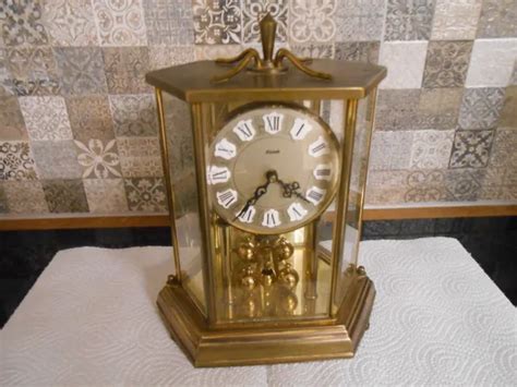 ANCIEN PENDULE HORLOGE 400 Jours MARQUE KUNDO Western Germany Voir