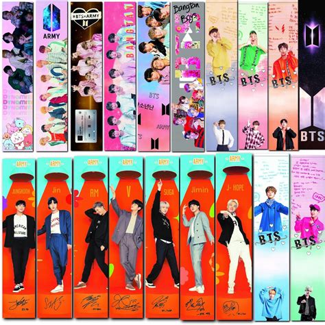 Bts Printables Polaroids Bookmarks Book Covers Freeprintabletm The
