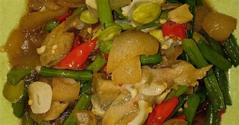 Resep Tumis Kikil Buncis Dan Pete Pedas Oleh Pebri Haryanto Cookpad