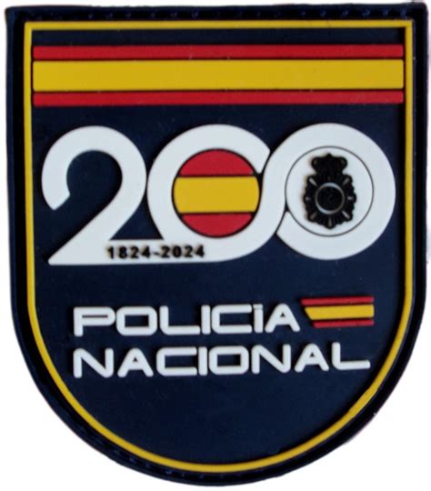 Policía Nacional CNP 200 Aniversario 1824 2024 parche insignia emblema