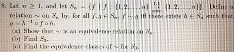 solved 8 let n 2 1 and let s 1 2 efine a nto relation~ on