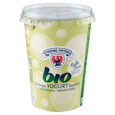 Sterzing Vipiteno Bio Yogurt Da Latte Fieno Intero Bianco 500 G Carrefour