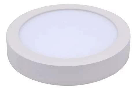 Plafon Panel Led 24w Aplicar Con Base Luz Fría Candela
