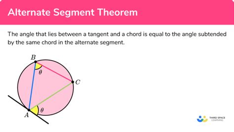 alternate segment theorem gcse maths steps and examples