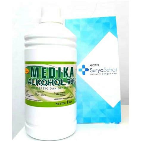 Jual Medika Alkohol Liter Alcohol Medika Ml Shopee