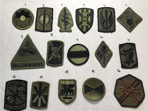 Vintage Army Patches Military Shoulder Insignia Uniform Us Pick A Patch B Etsy