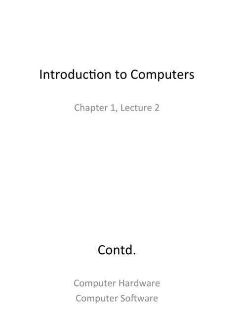 introduction to computers chapter 1 lecture 2 pdf computer data storage random access memory